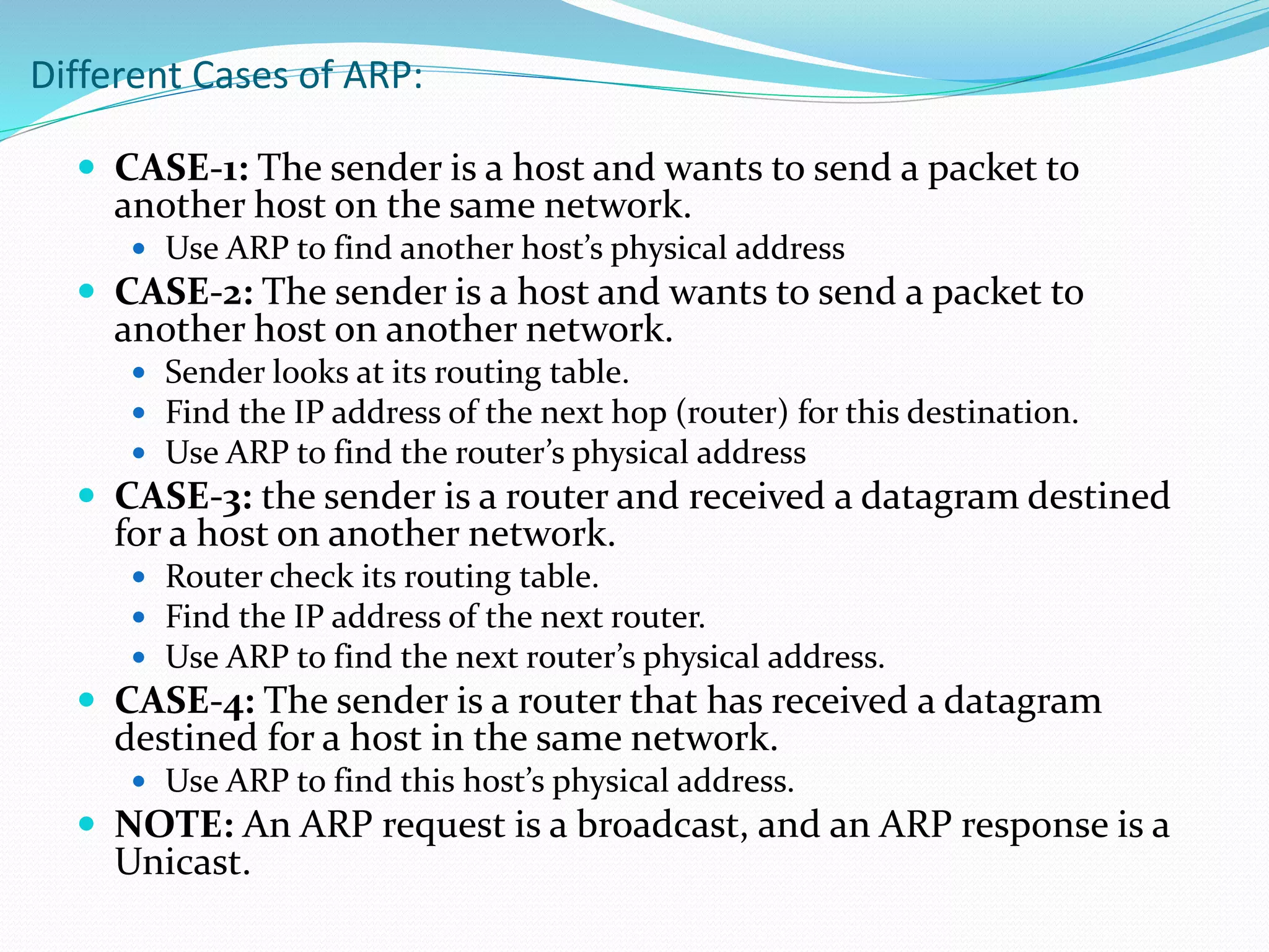 Communication networks_ARP | PPT