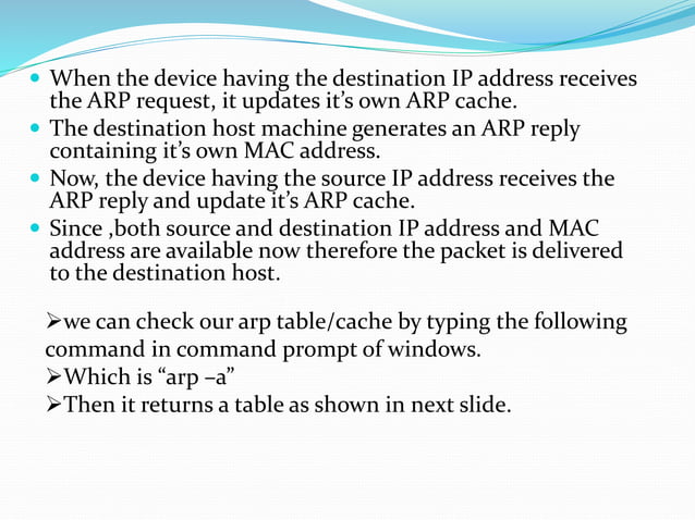 Communication networks_ARP | PPT