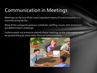 Communication Networks in Manufacturing p.p. | PPTX