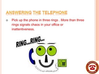telephone etiquettes | PPTX