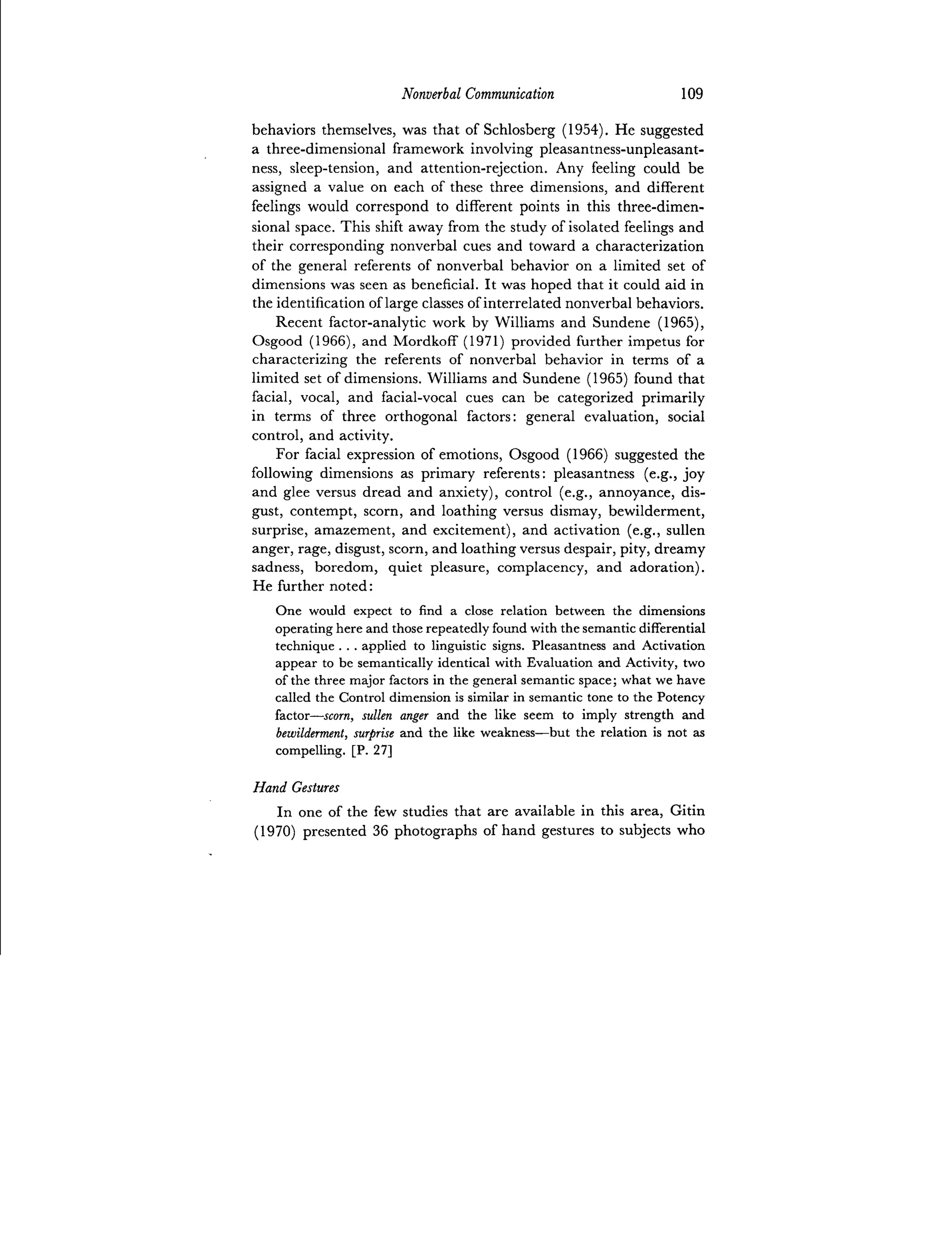Mehrabian Communication - Nonverbal Communication a. mehrabian paper | PDF