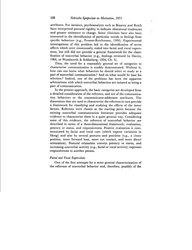 Mehrabian Communication - Nonverbal Communication a. mehrabian paper ...