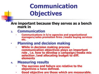 Communication Objectives | PPT
