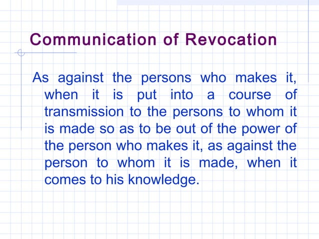Communication of offer_and_acceptance | PPT | Law