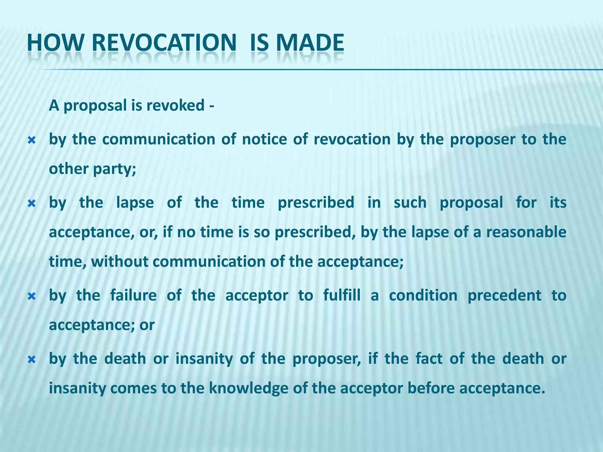 Indian contract act - Communication of offer and acceptance | PPTX