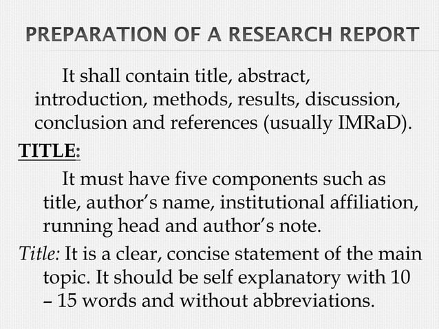 Communication of research findings | PDF | Education