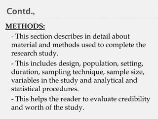 Communication of research findings | PDF