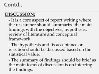 Communication of research findings | PDF