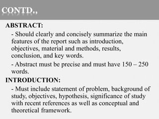 Communication of research findings | PDF