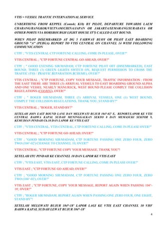 Communication on board the Ship | PDF