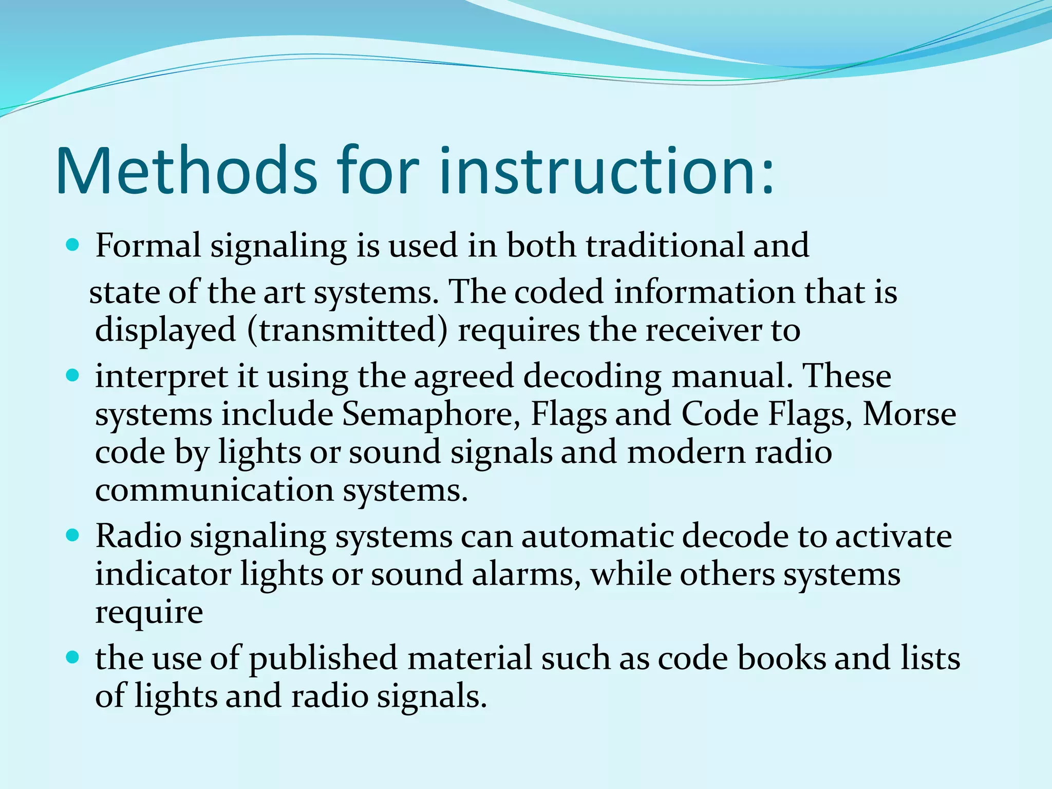 Communication on boardship | PPTX