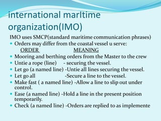 Communication on boardship | PPTX