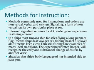 Communication on boardship | PPT