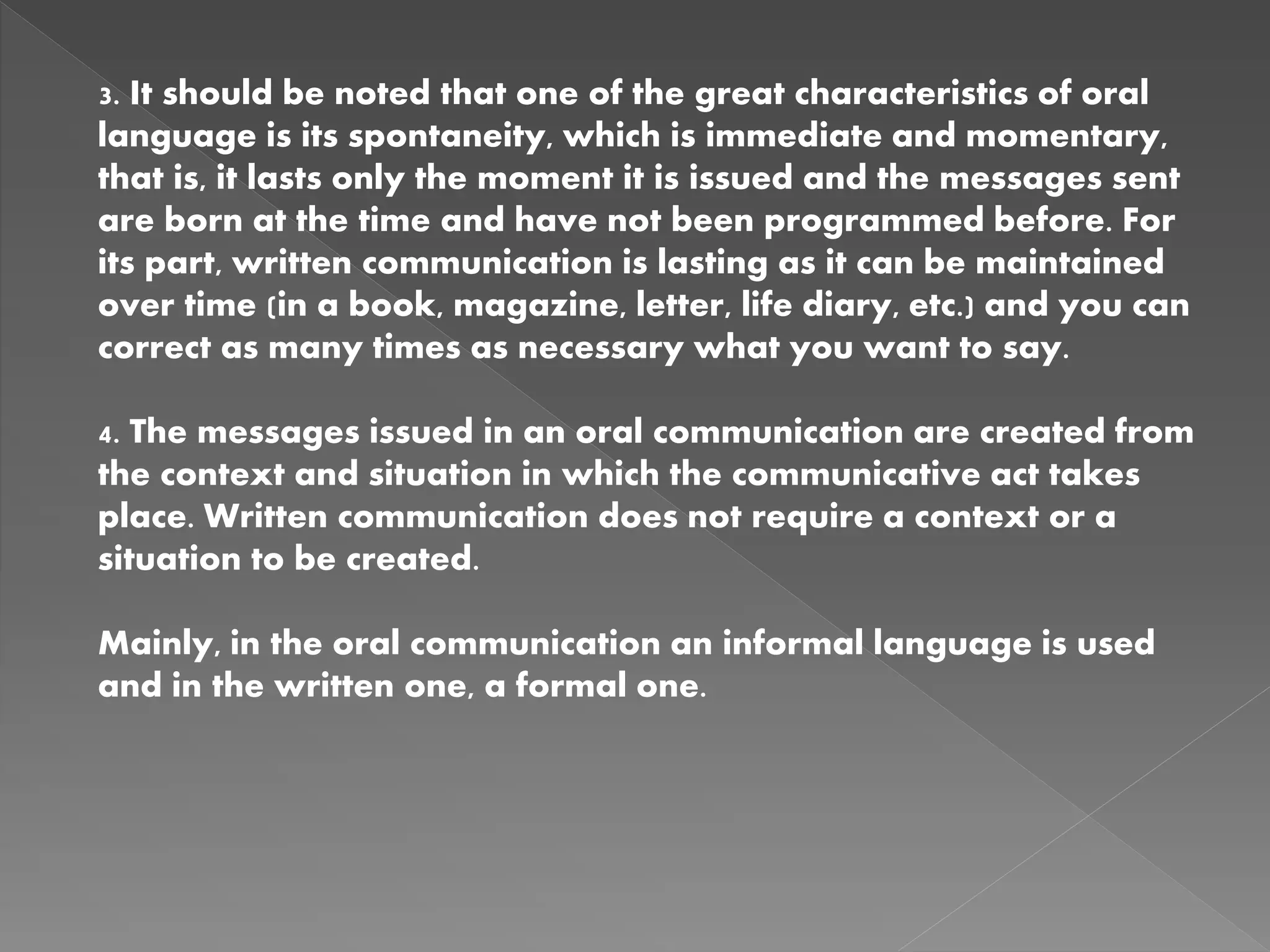 Communication oral | PPT