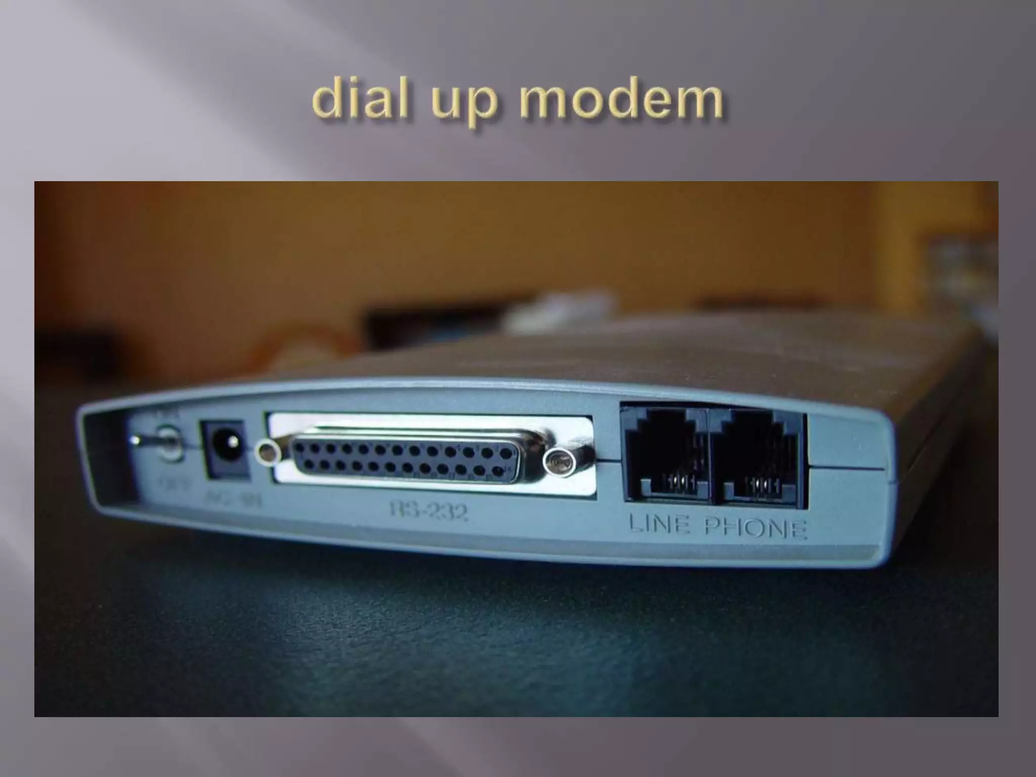 Communication over modem by anam younas | PPT