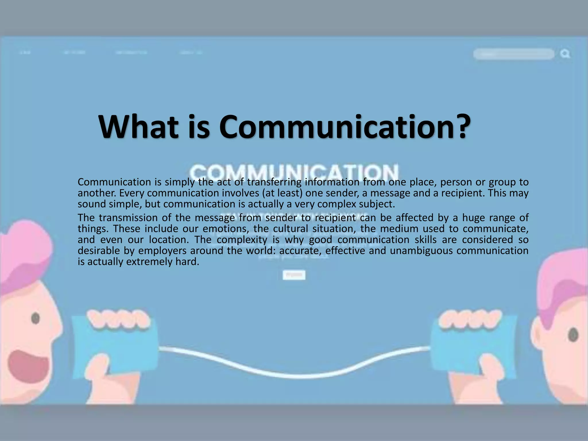 Communication | PPTX