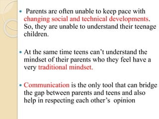 Communicationparent teens | PPT