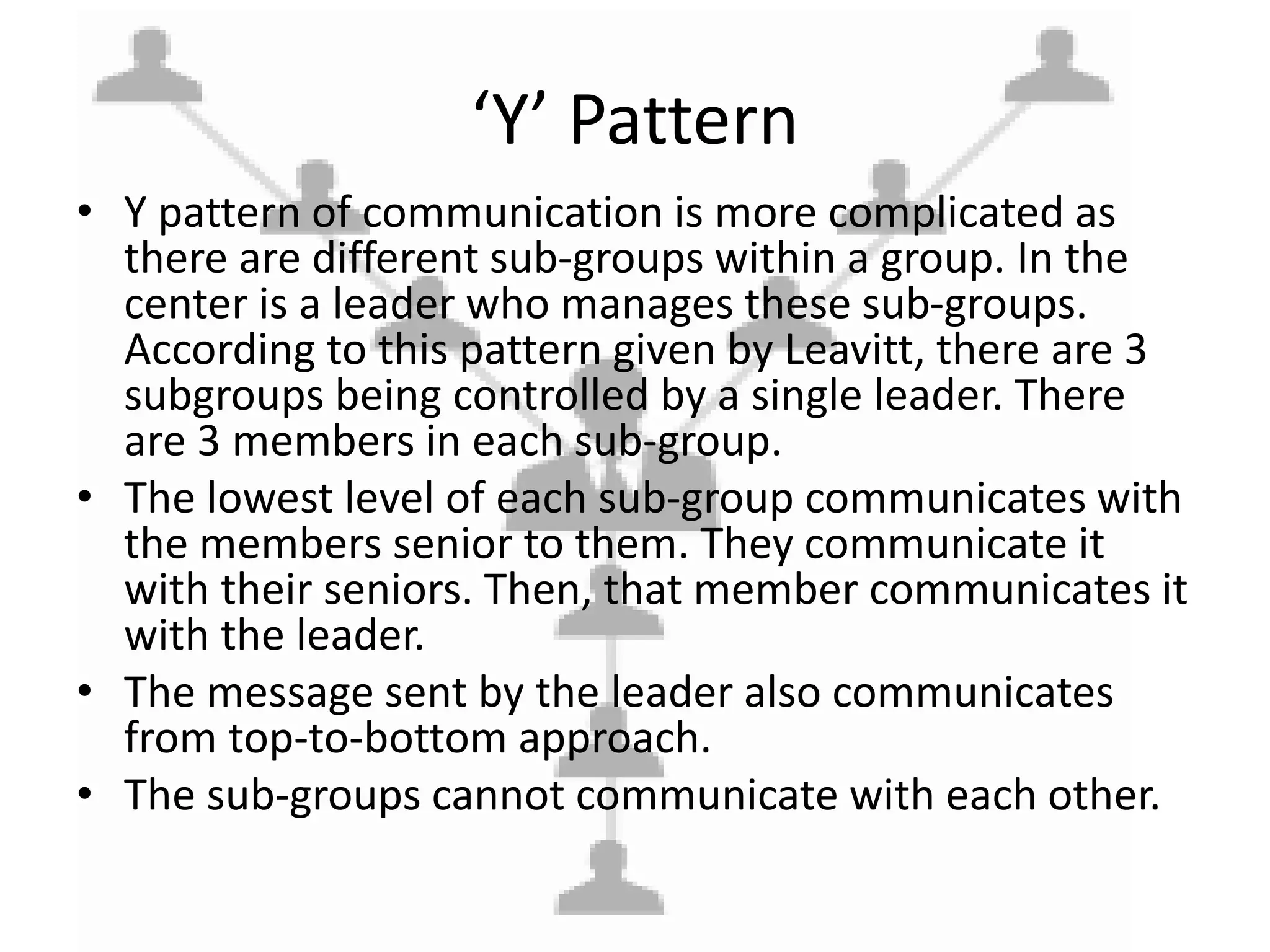 Communication patterns in organizations | PPTX