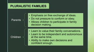 COMMUNICATION PATTERNS WITHIN THE FAMILIES | PDF