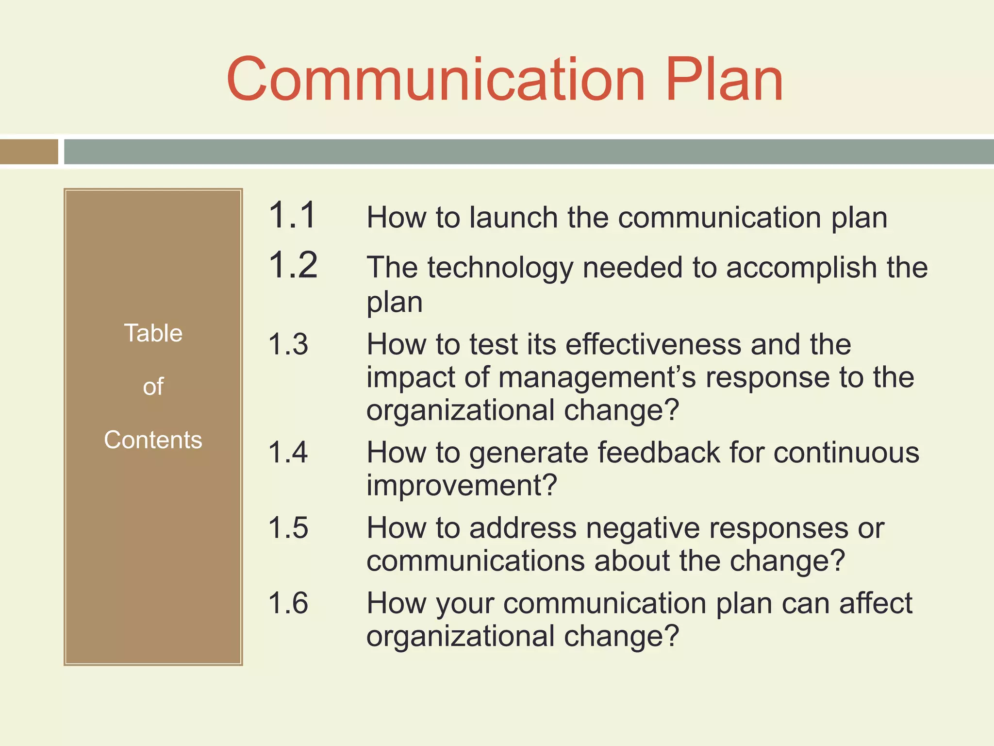 Communication plan | PPT
