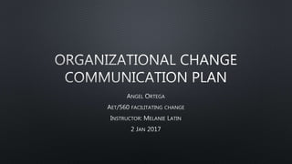 Organizational Change Communication Plan | PPT