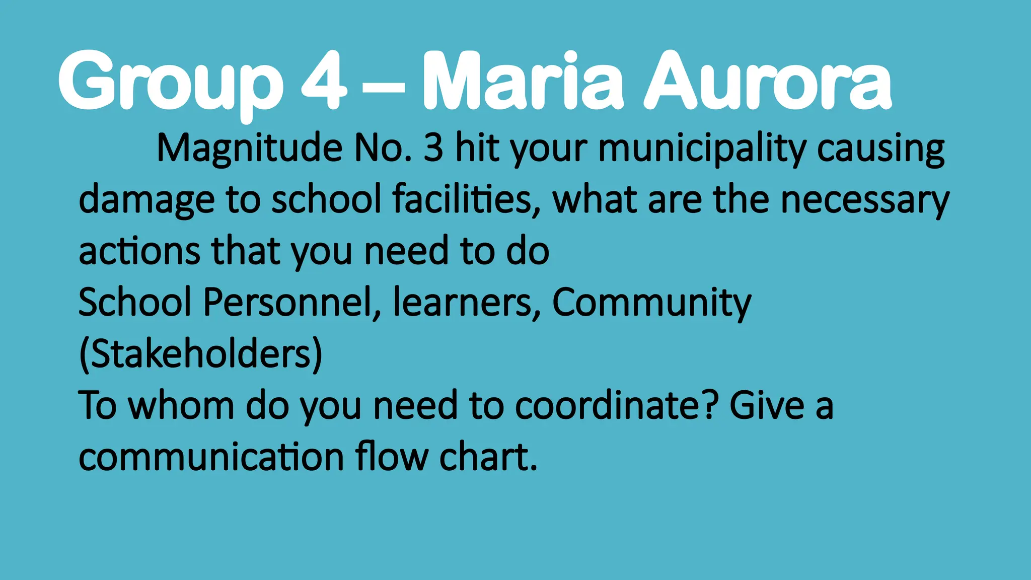 Communication Plan for DRR Earthquake.pptx