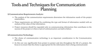 Communication planning | PPTX