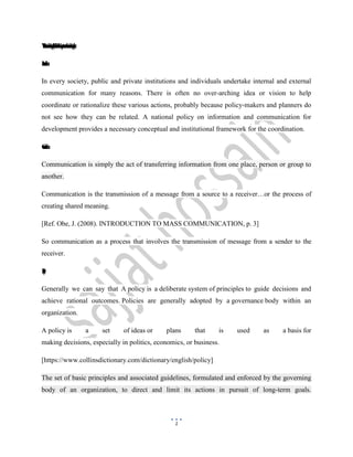 Communication policy | PDF