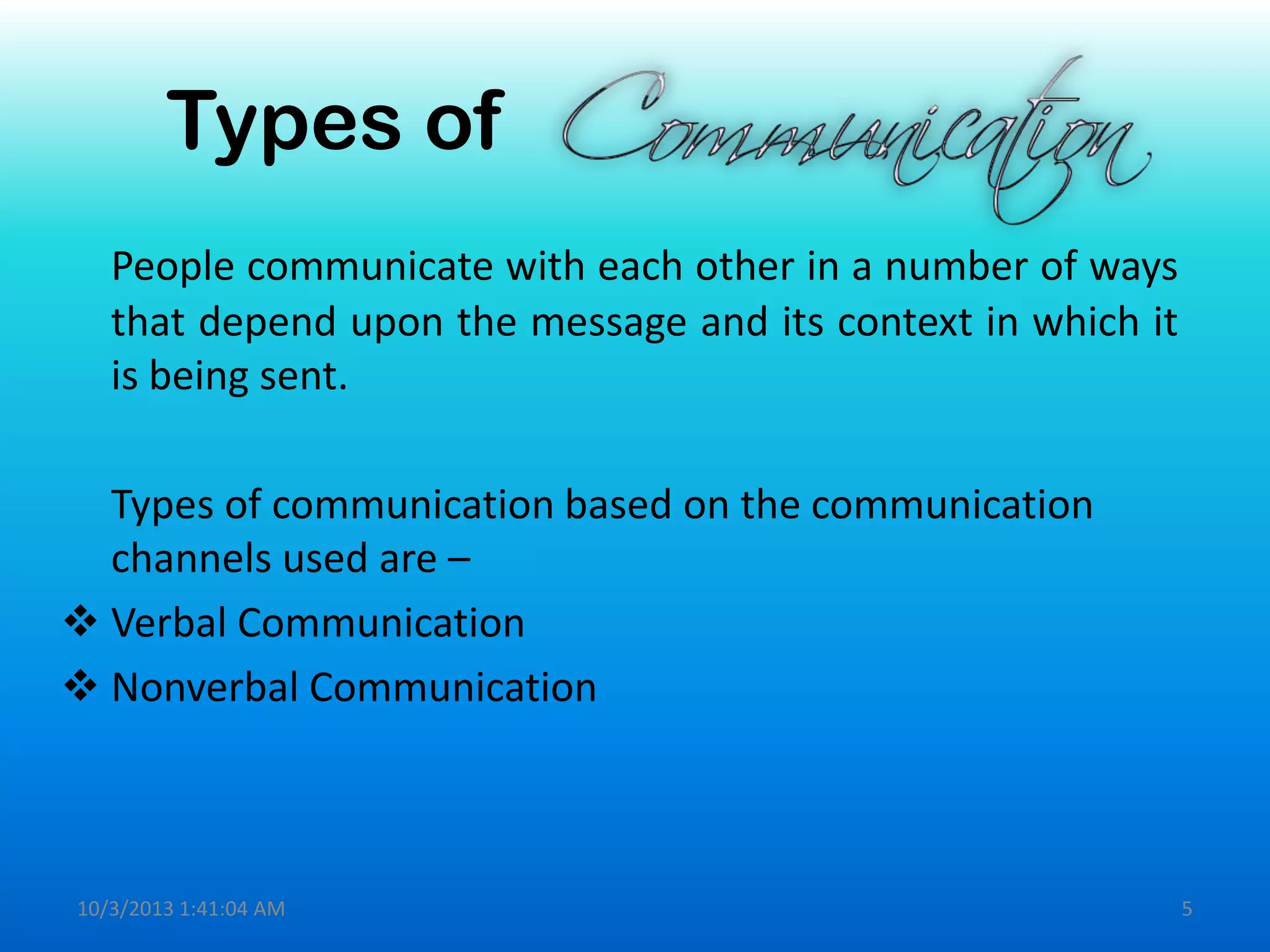 Communication ppt | PPTX