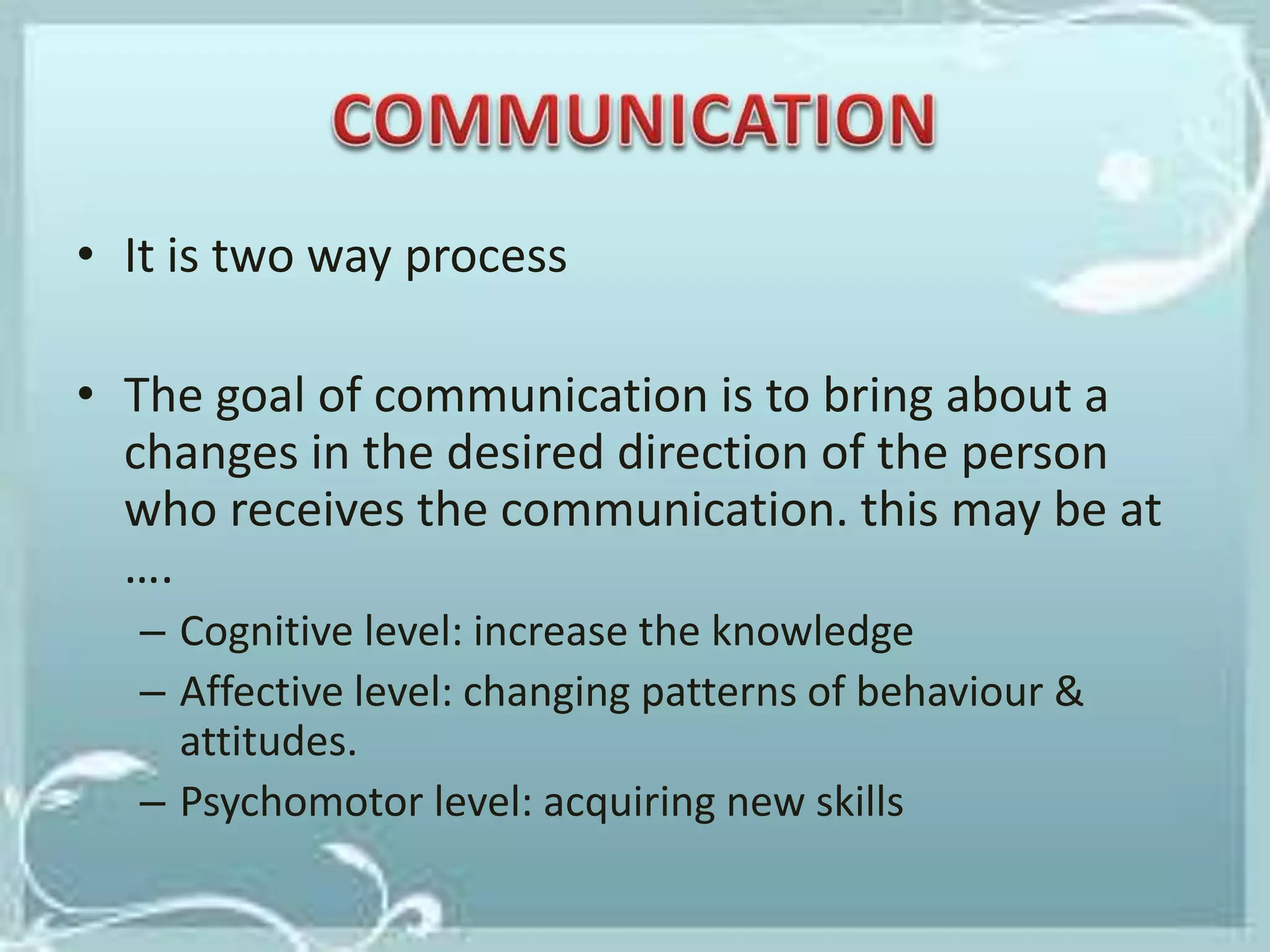 Communication ppt | PPTX