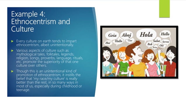 Ethnocentrism & Cultural Relativism | PPTX | Food & Drink