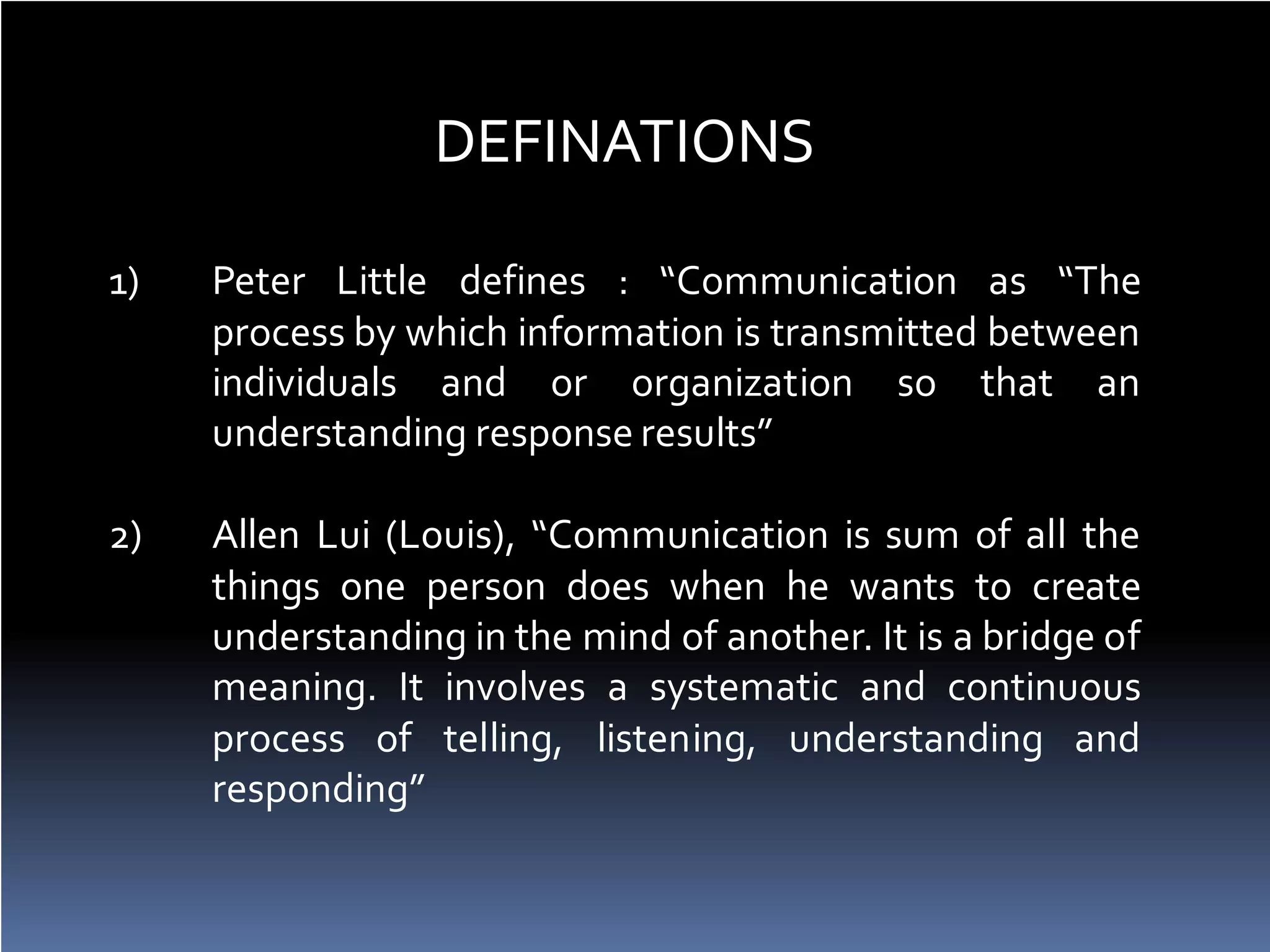 UNDERSTANDING THE PROCESS AND CONCEPT OF COMMUNICATION | PDF