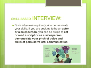 Conducting Yourself during the interview | PPT