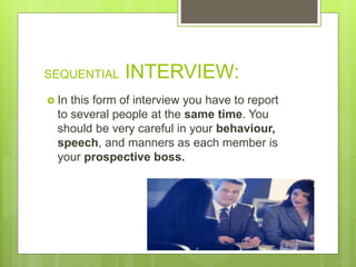 Conducting Yourself during the interview | PPT