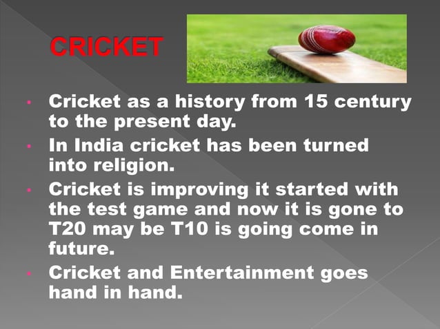 various sports events | PPTX
