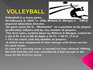 various sports events | PPTX