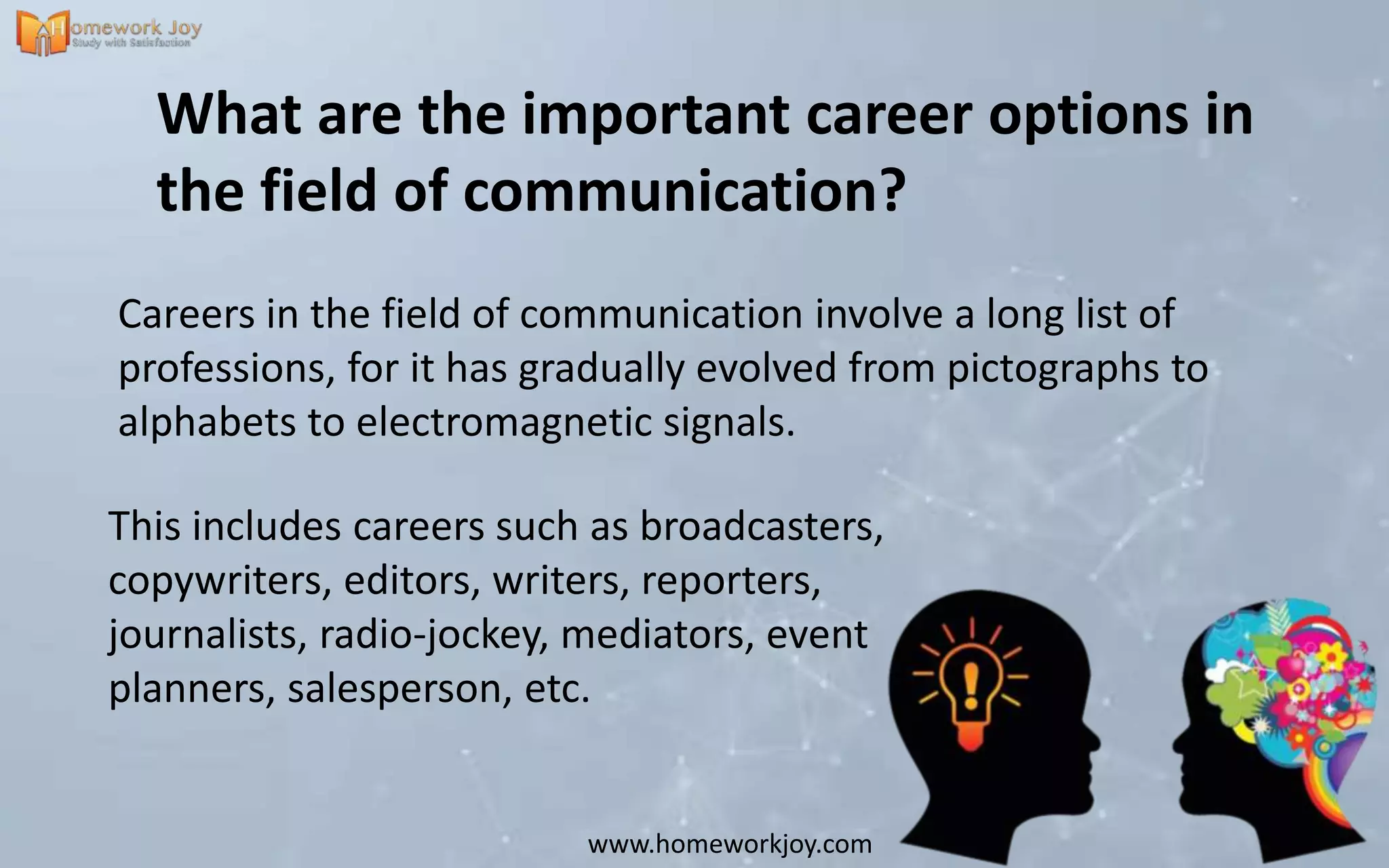 All about the study of Communication. | PPTX