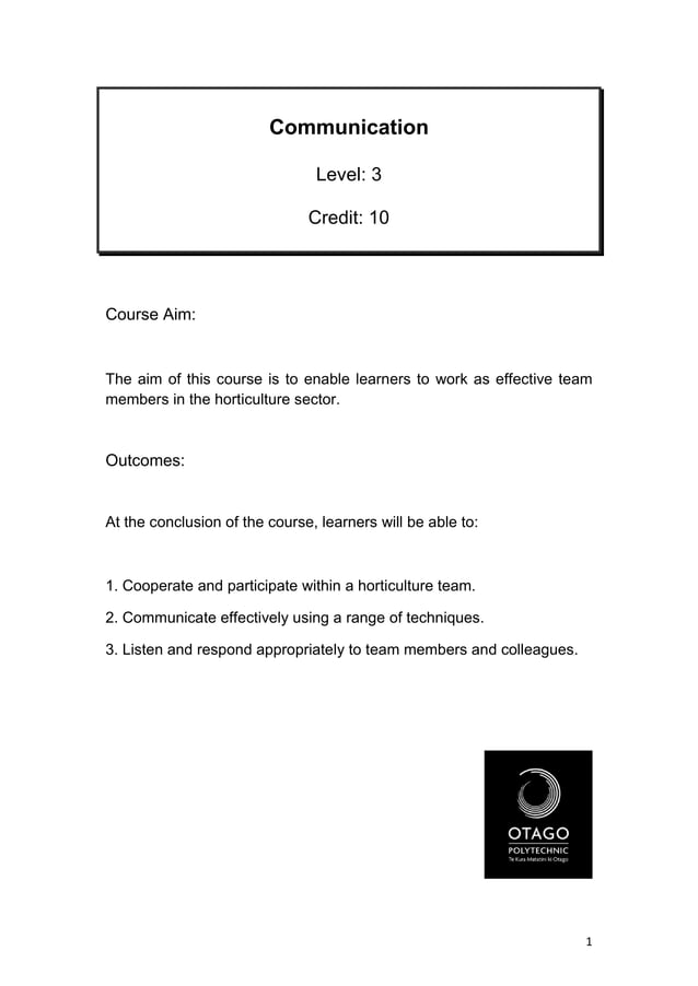 Communication Practical Assessment | PDF