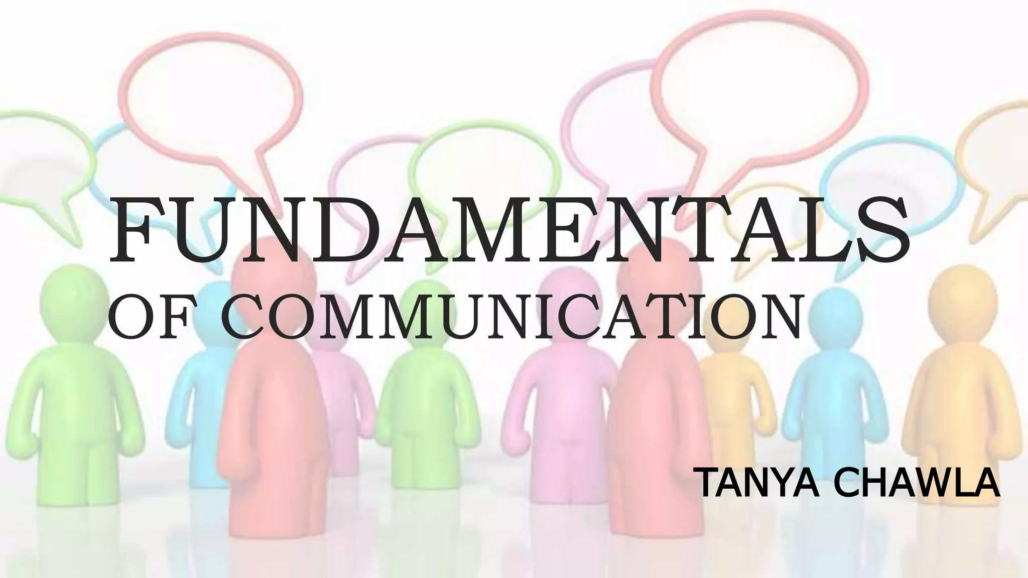 Fundamentals of communication ppt | PPTX
