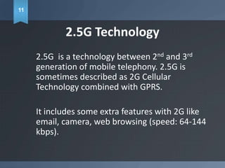 Evolution of Mobile Network Technology | PPTX