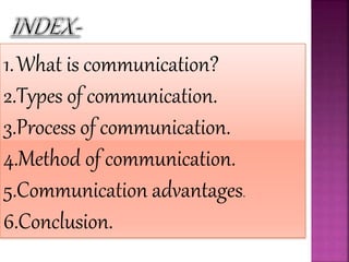 Communication presentation | PPT