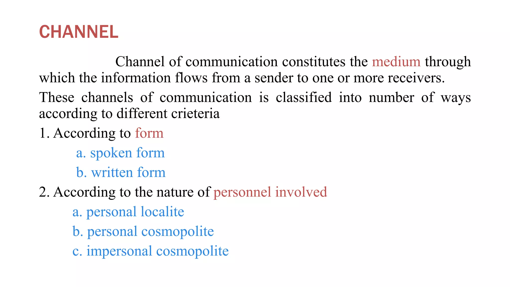Communication presentation | PPTX