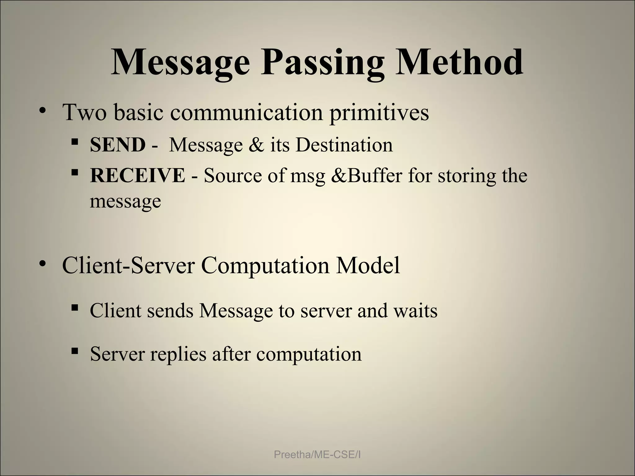 Communication primitives | PPT