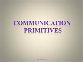 Communication primitives | PPT