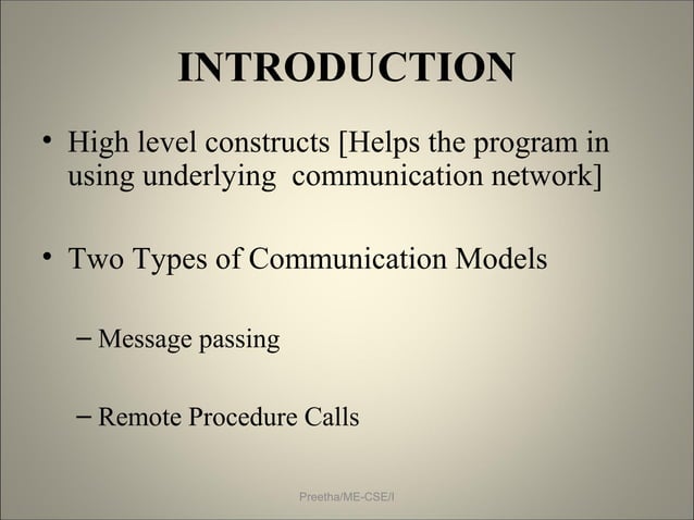Communication primitives | PPT