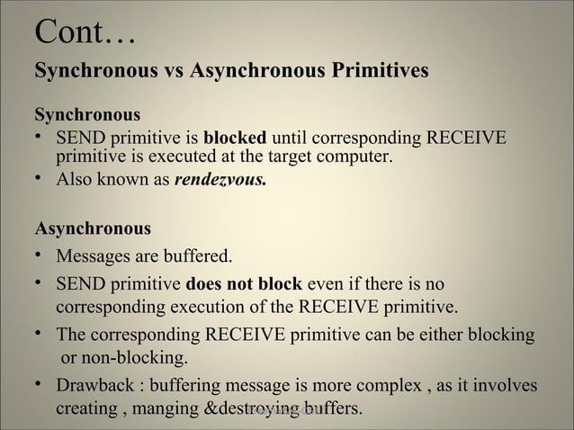 Communication primitives | PPT