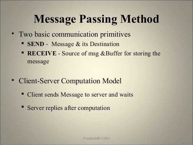 Communication Primitives 