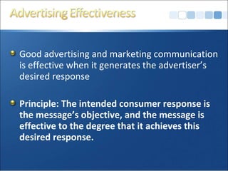 Principles of Communication & Advertising Effectiveness | PPT
