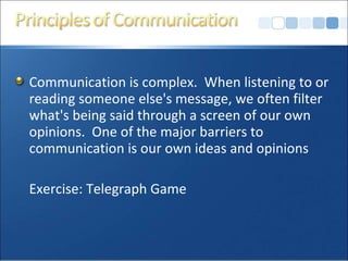 Principles of Communication & Advertising Effectiveness | PPT