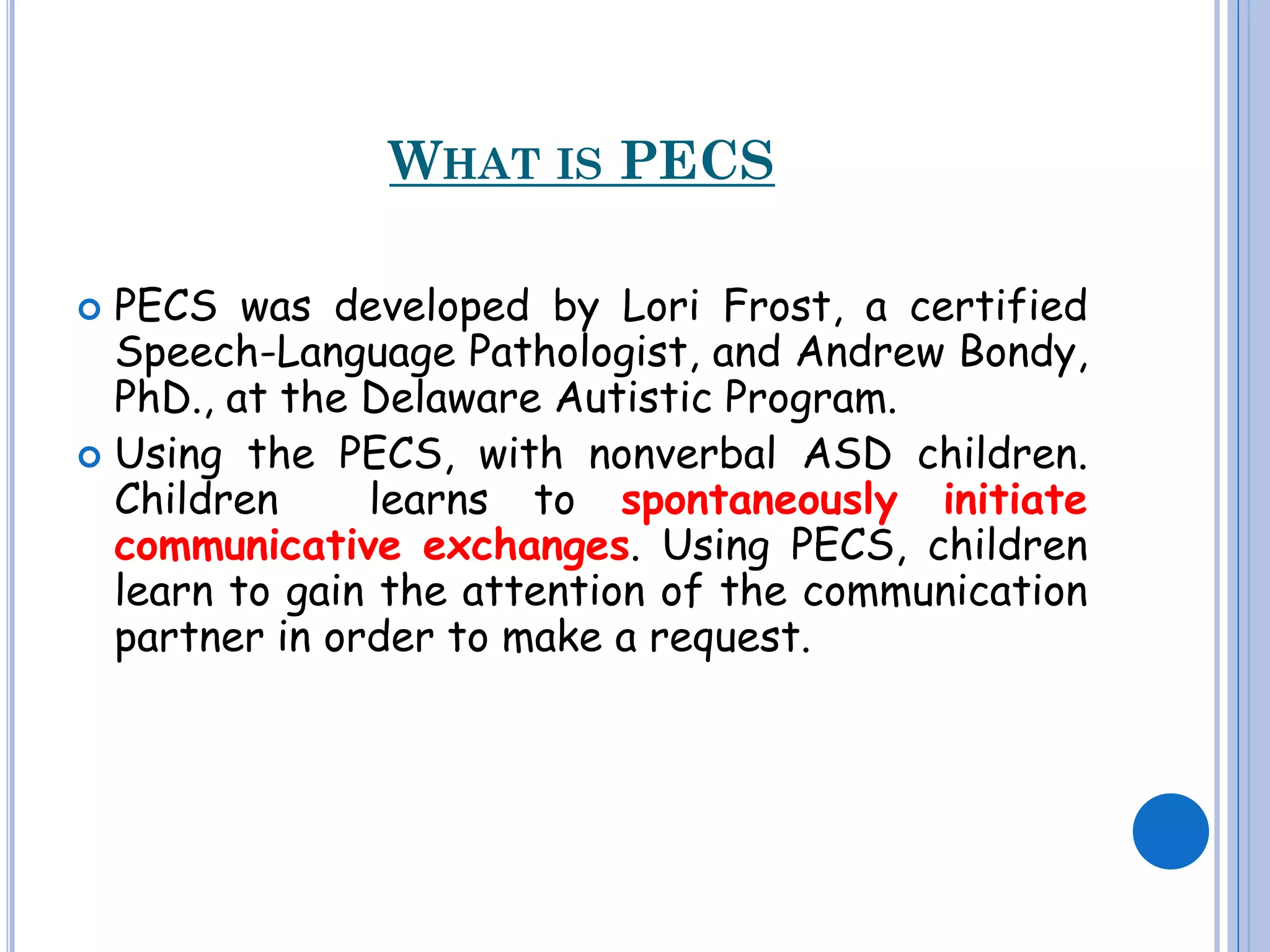 Communication problems and intervention for children with autism | PDF